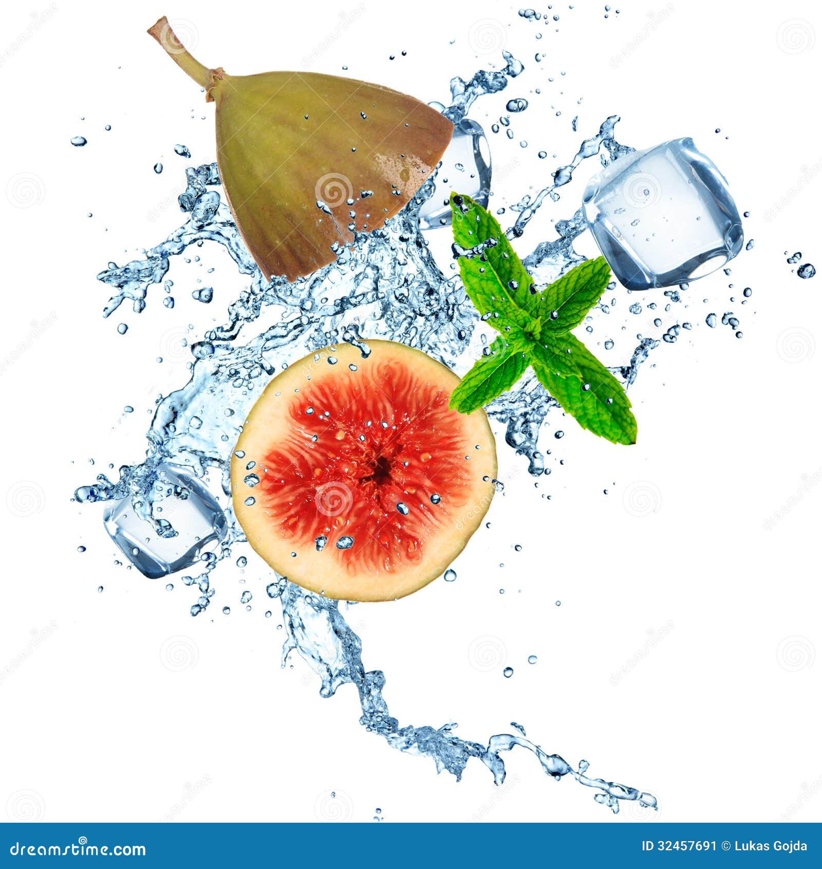 Fig in water splash stock image. Image of drop, lifestyle - 32457691