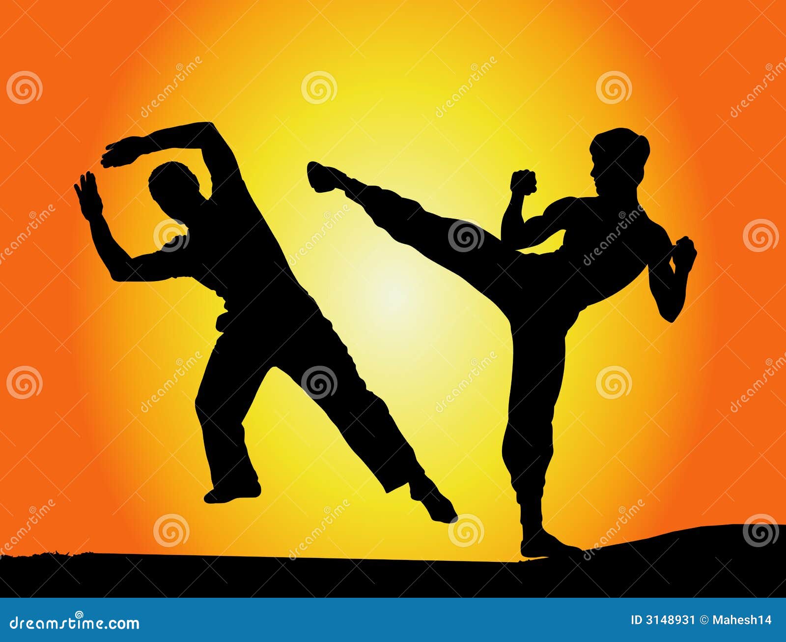 Fight ! stock illustration. Illustration of catch, adult - 3148931