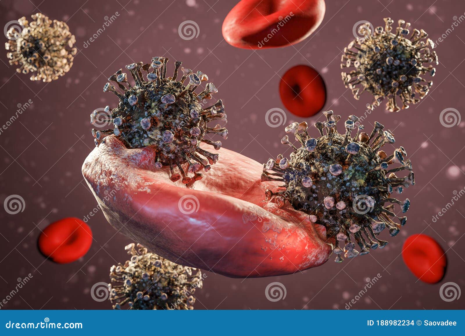 Fight Against Corona Virus, Virus Killing Blood Cell Stock Illustration ...