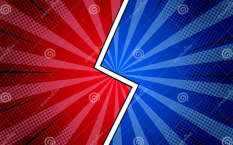 Fight Background Comic Style Design. Vector Illustration Stock Vector ...