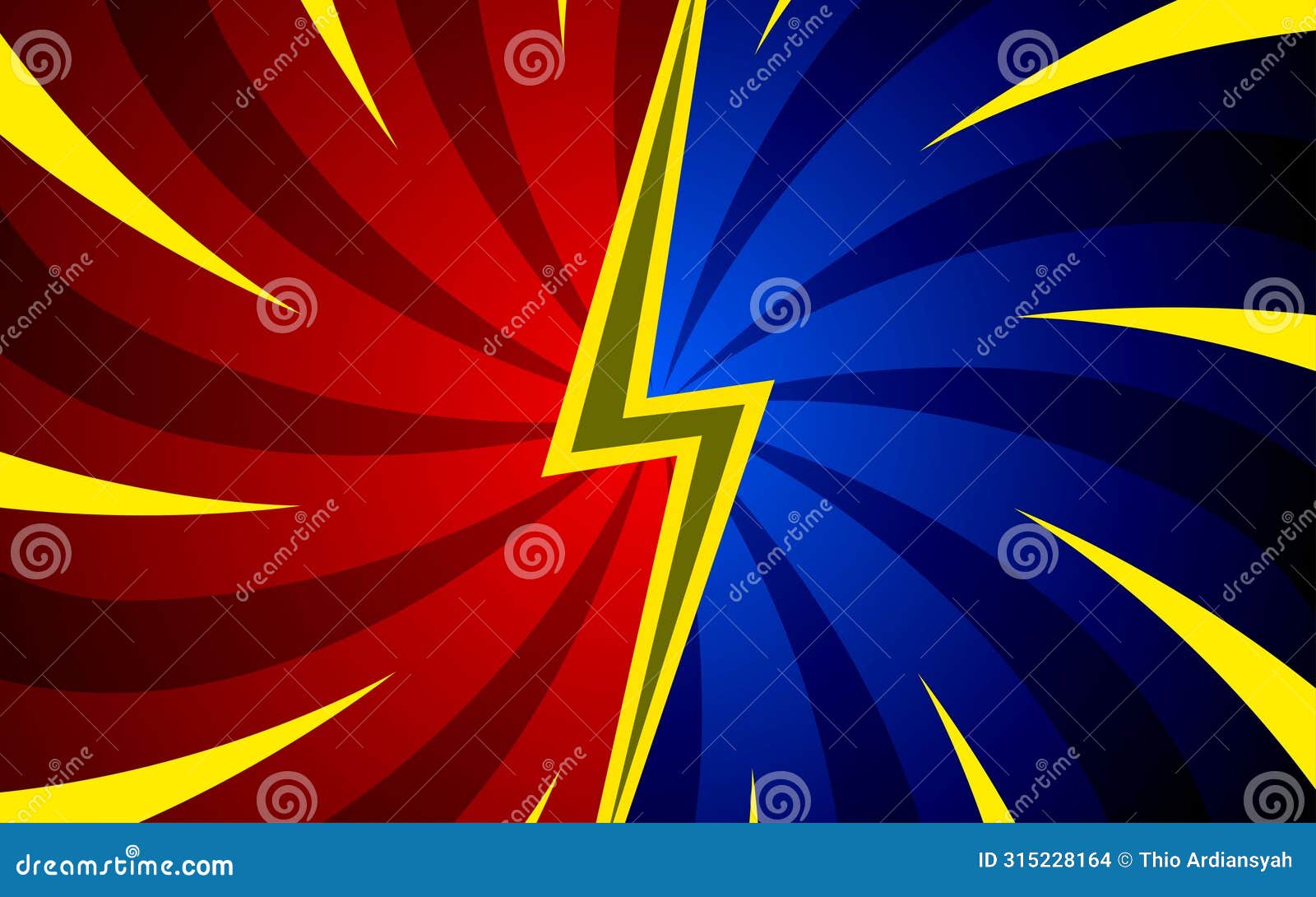 Fight Background Comic Style Design. Vector Illustration Stock Vector ...