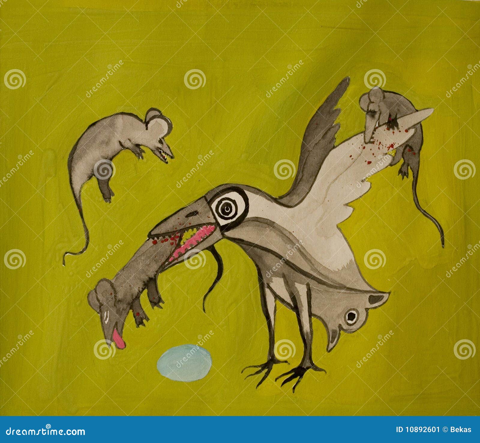 Fight of bird stock illustration. Illustration of blue - 10892601