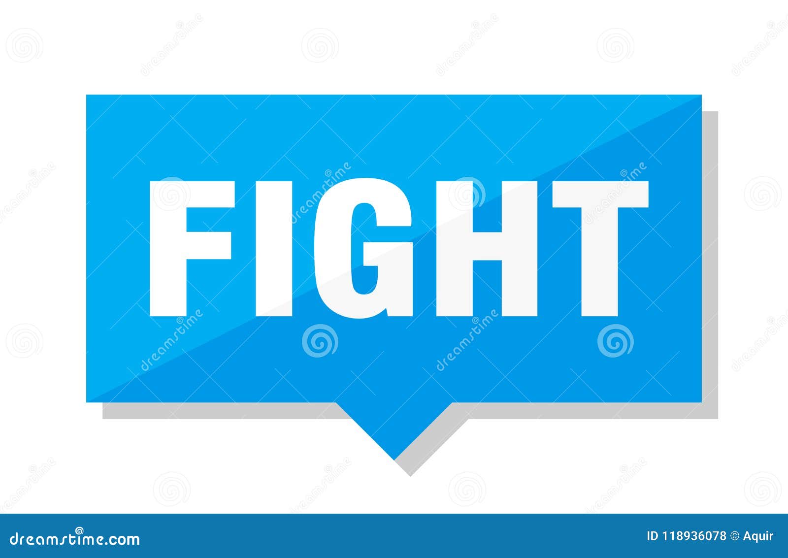 Fight price tag stock vector. Illustration of flat, mark - 118936078