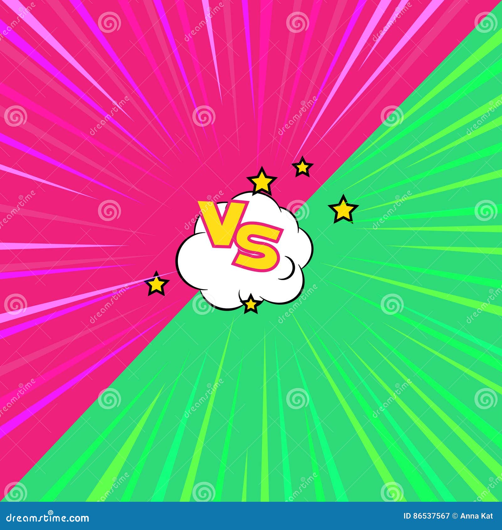 Fight Bubble Comics Style stock vector. Illustration of background ...