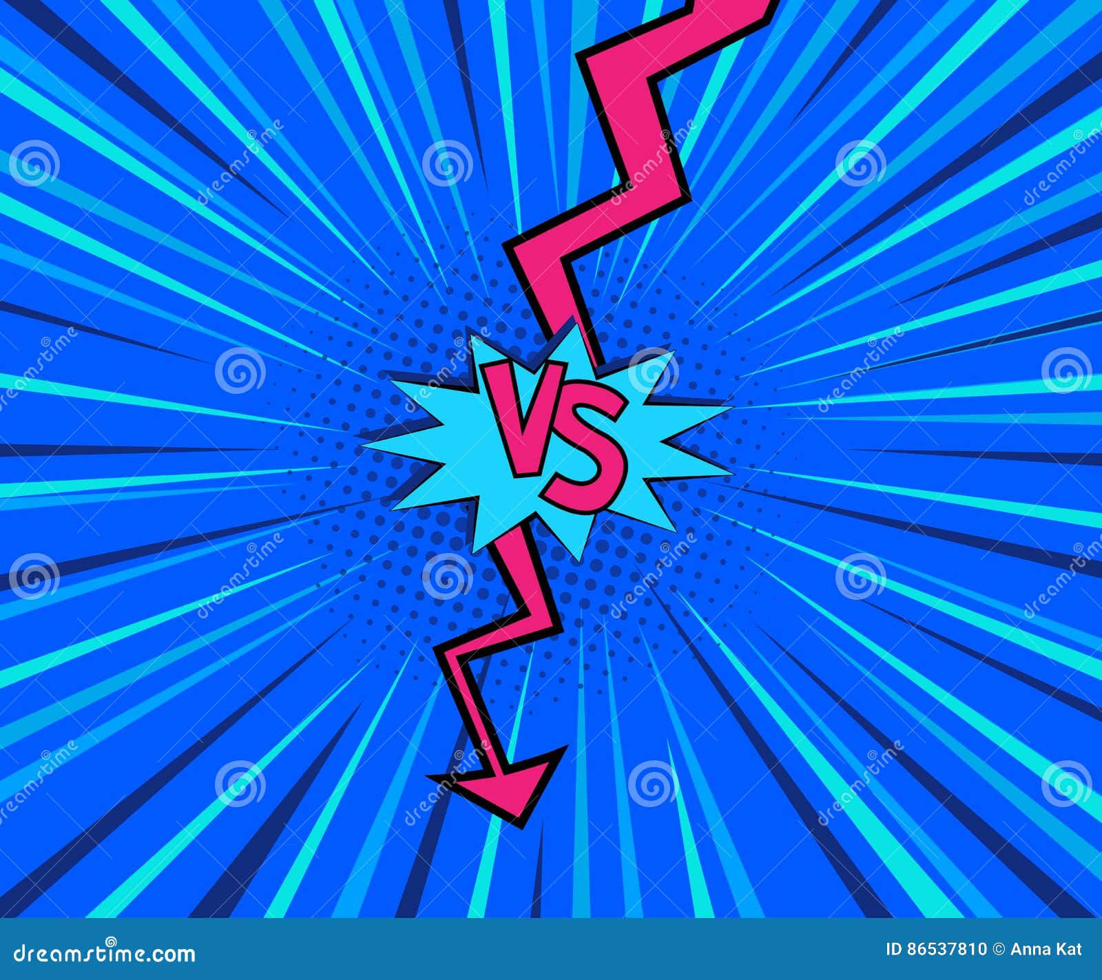 Fight Bubble Comics Style stock vector. Illustration of argue - 86537810