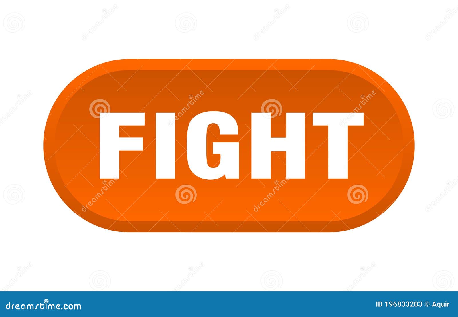 Fight button stock vector. Illustration of badge, button - 196833203