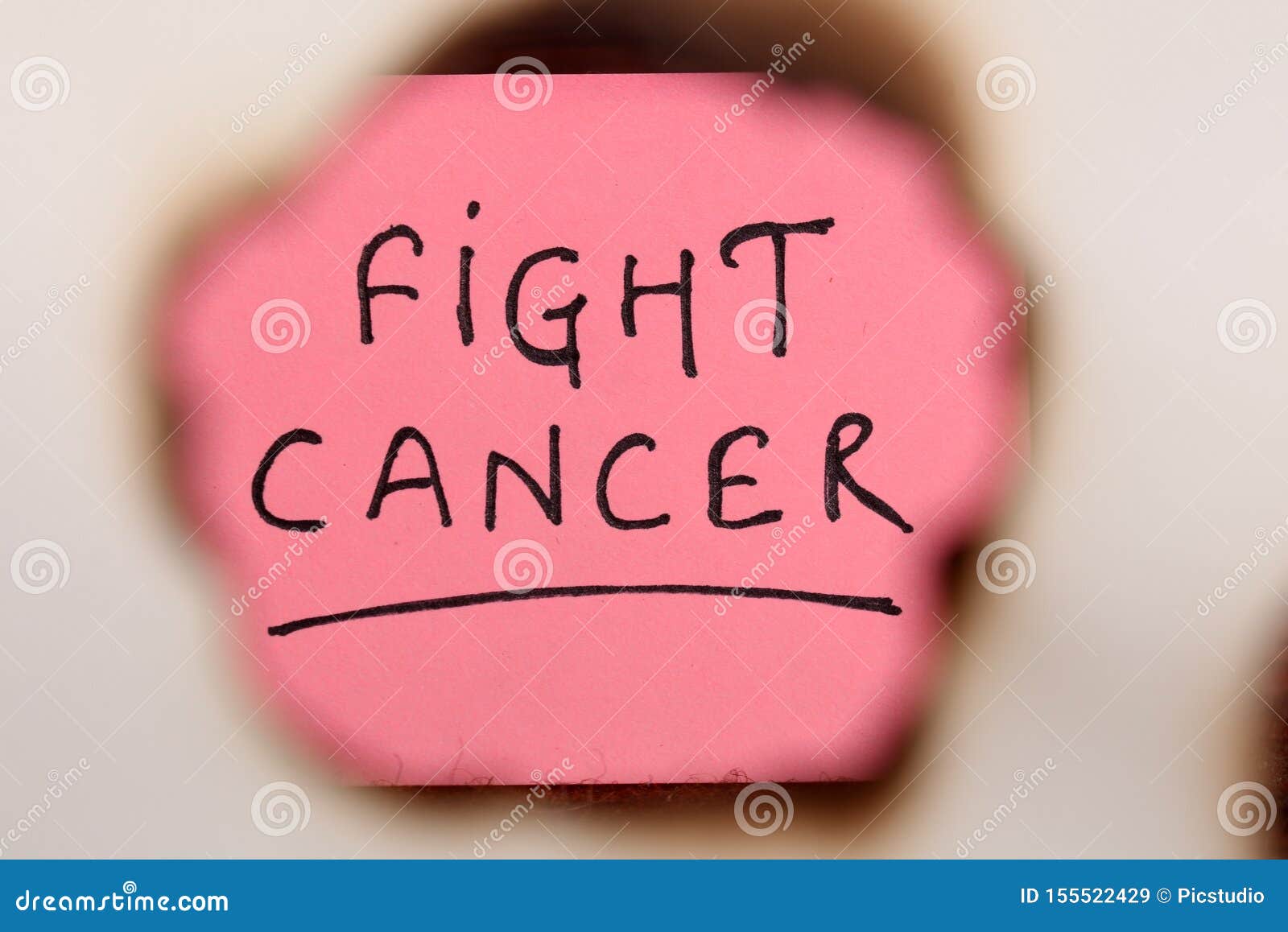 Fight cancer stock illustration. Illustration of stationary - 155522429