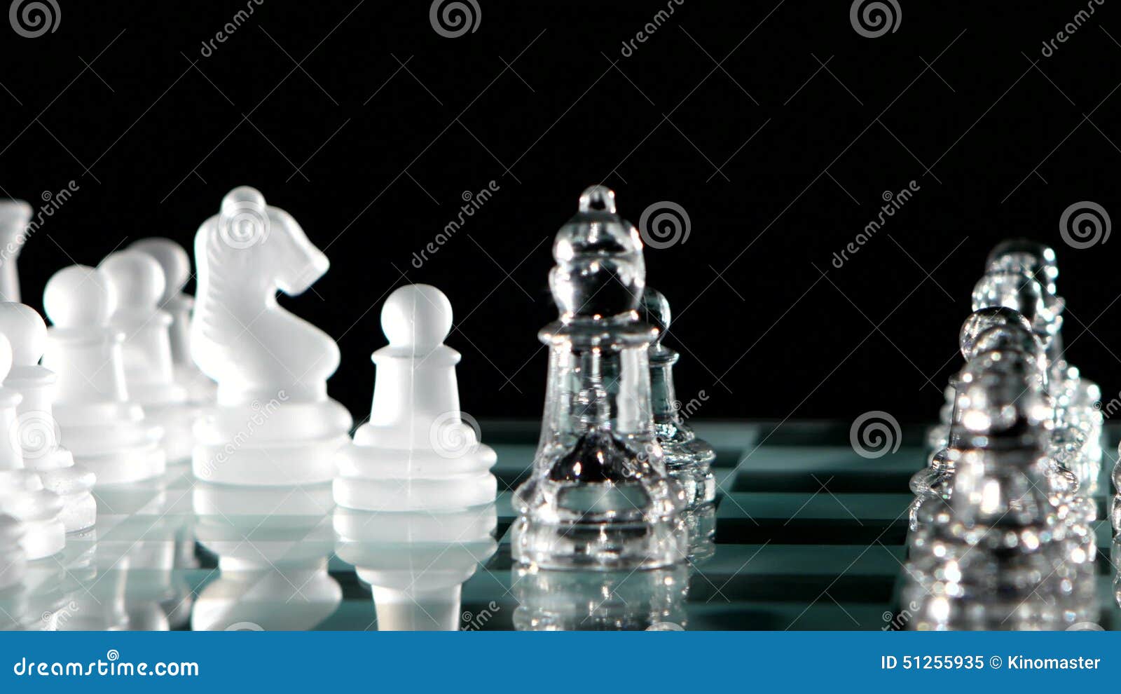 Fight Chess Pieces on Chesboard Stock Video - Video of aggression ...
