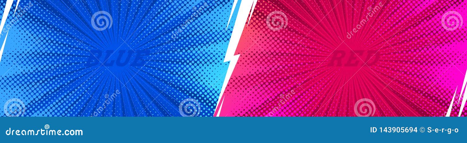 Fight Comics Style Backgrounds with Lightning. Versus. Vs Stock Vector ...