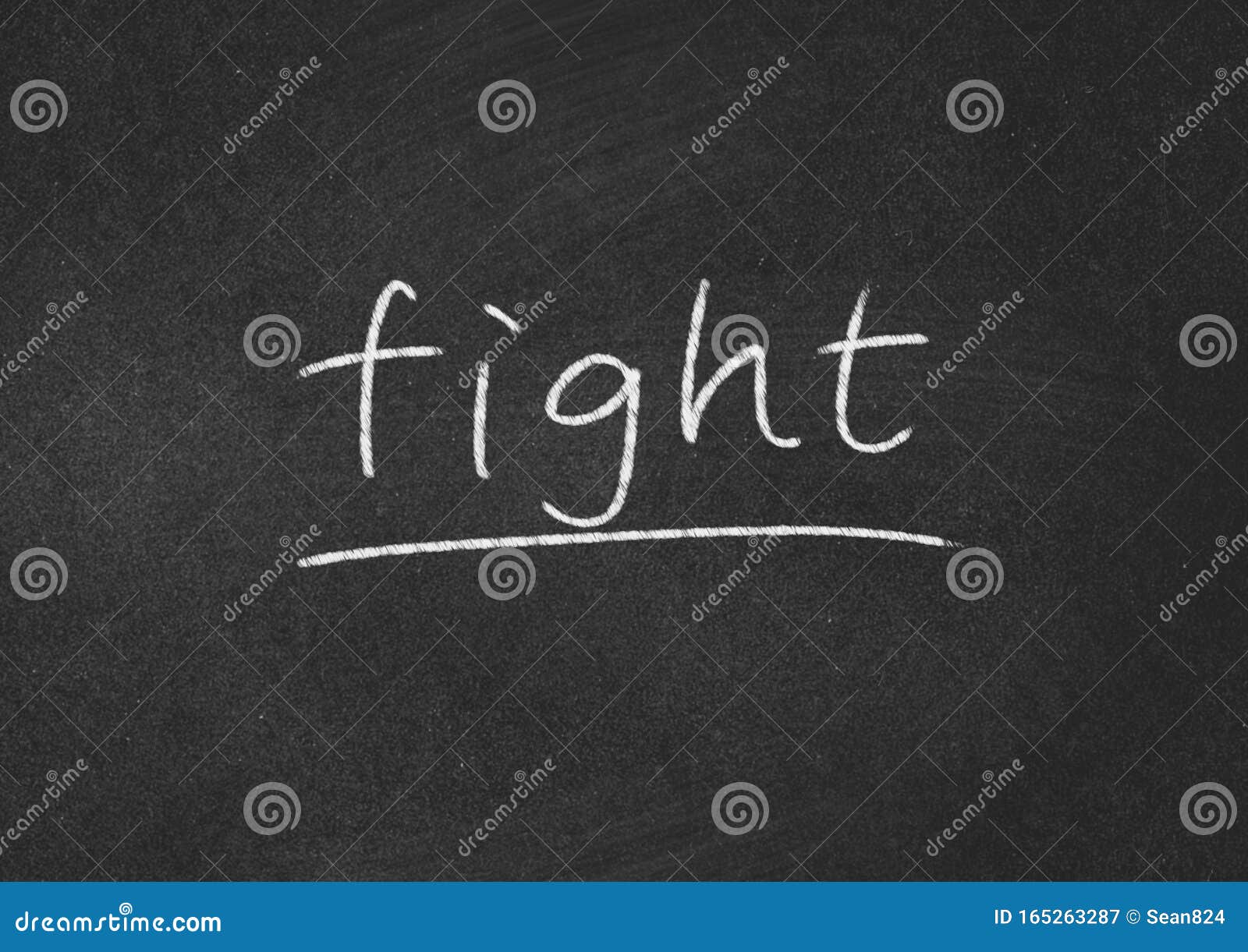 Fight stock image. Image of chalkboard, chalk, abstract - 165263287