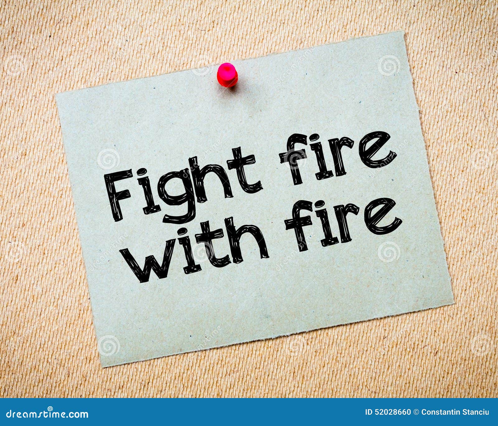 Fight fire with fire stock photo. Image of fight, copy - 52028660