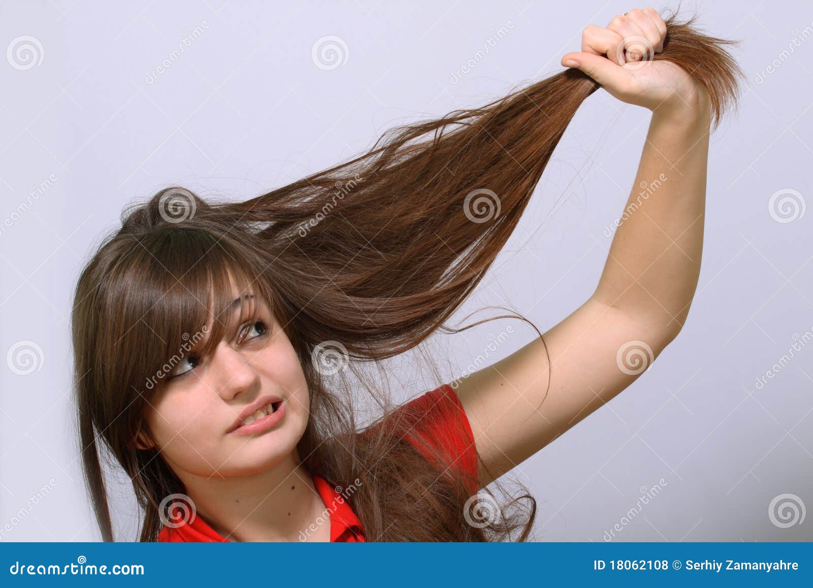 Fight with hairs stock photo. Image of long, fashion - 18062108