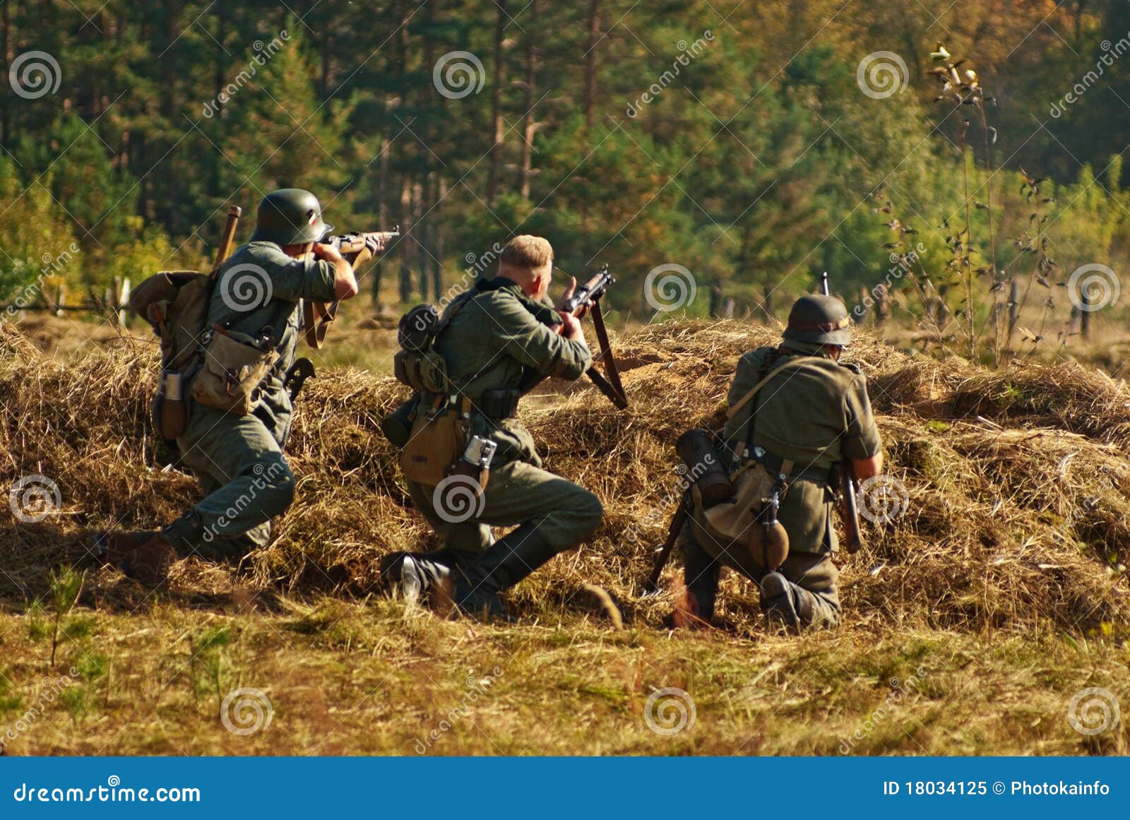 Fight Imitation between German Army and Red Army Editorial Image ...