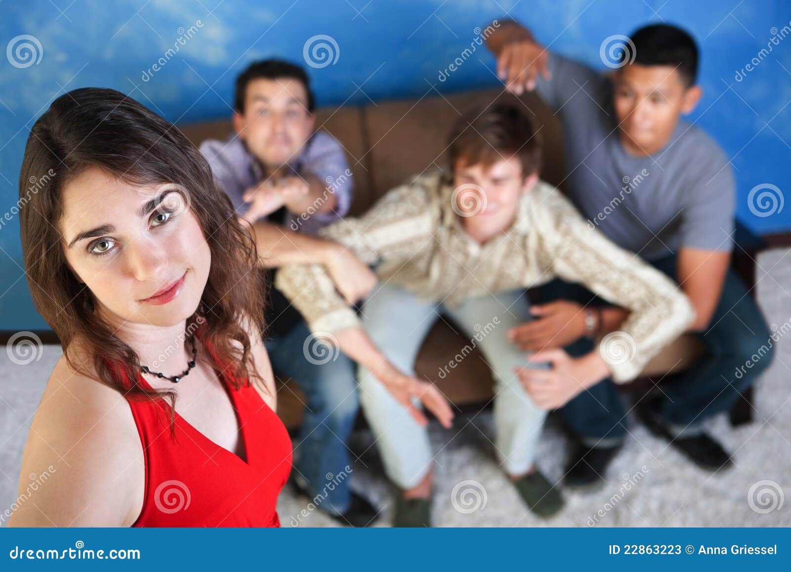 Fight Over a Girl stock image. Image of mixed, latino - 22863223