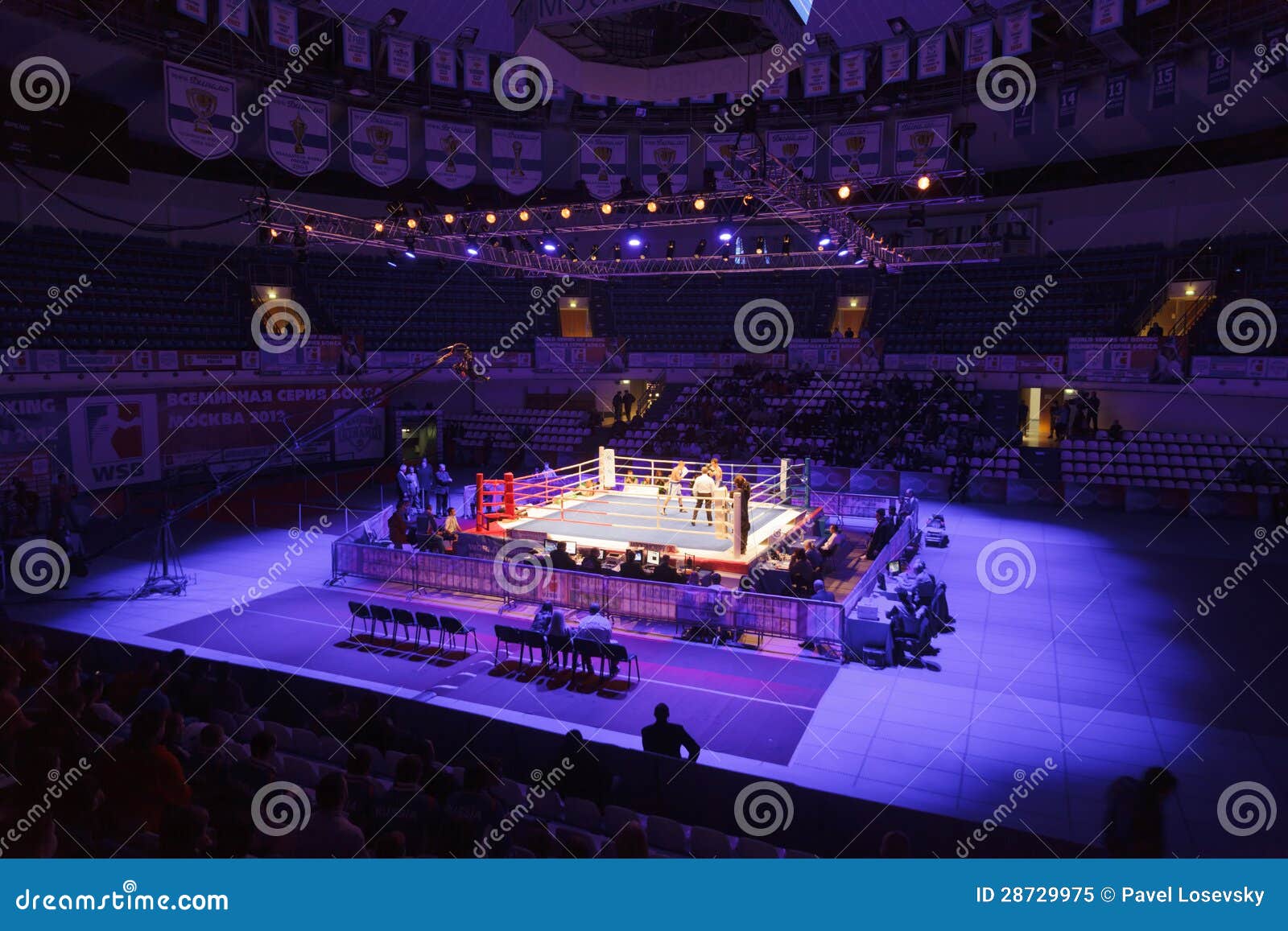 Fight of Participants in Boxing Match WSB Editorial Image - Image of ...