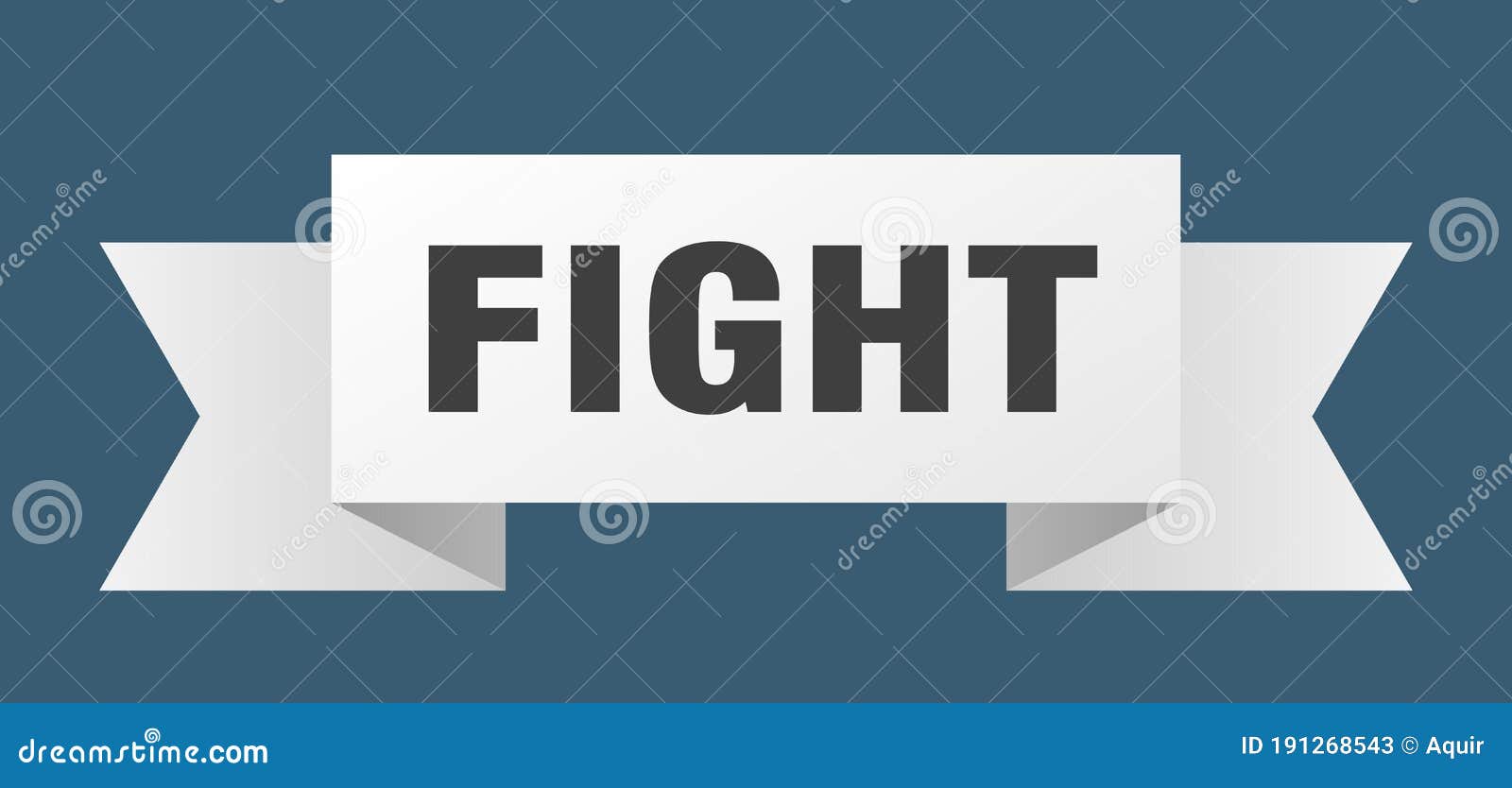 Fight ribbon. stock vector. Illustration of template - 191268543