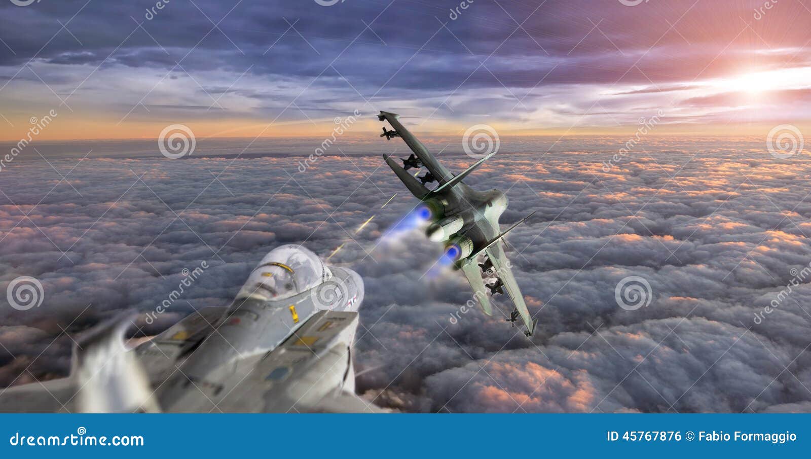 Fight in the sky stock photo. Image of fleet, mobilization - 45767876