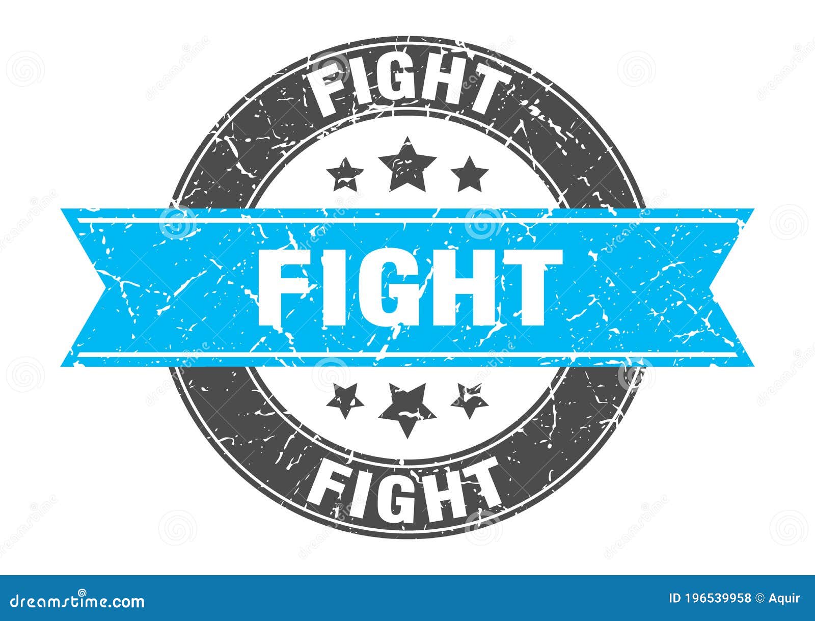 Fight stamp stock vector. Illustration of fight, emblem - 196539958