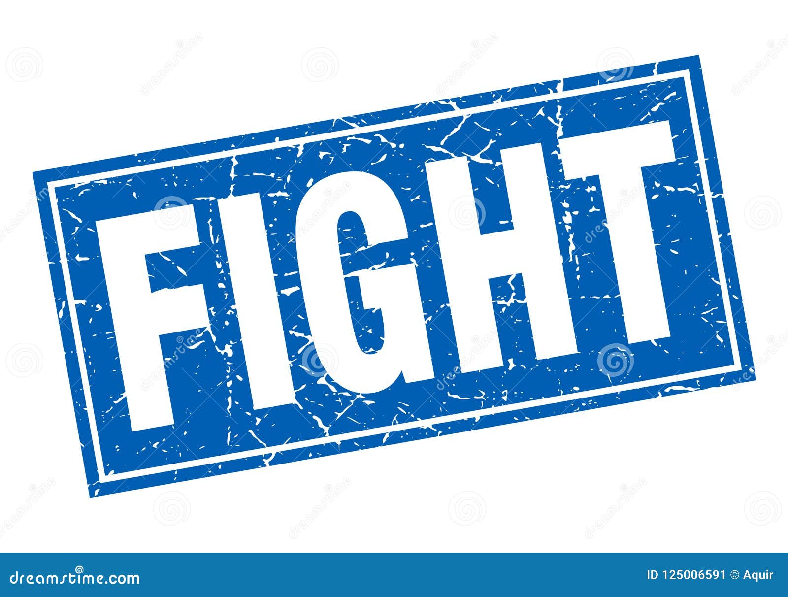 Fight stamp stock vector. Illustration of stamp, white - 125006591