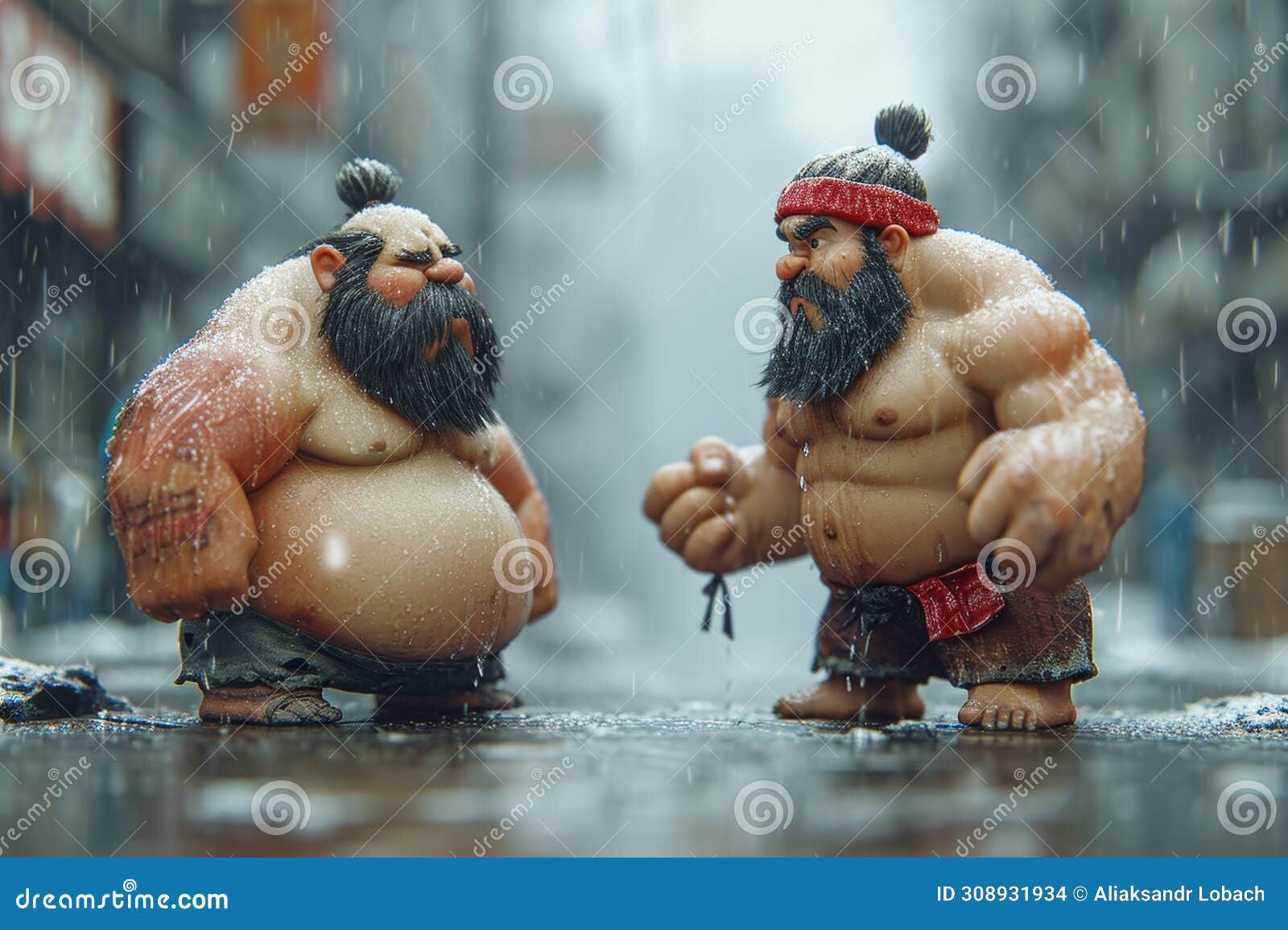 A Fight between Two Boxers . they are Facing Each Other Stock ...