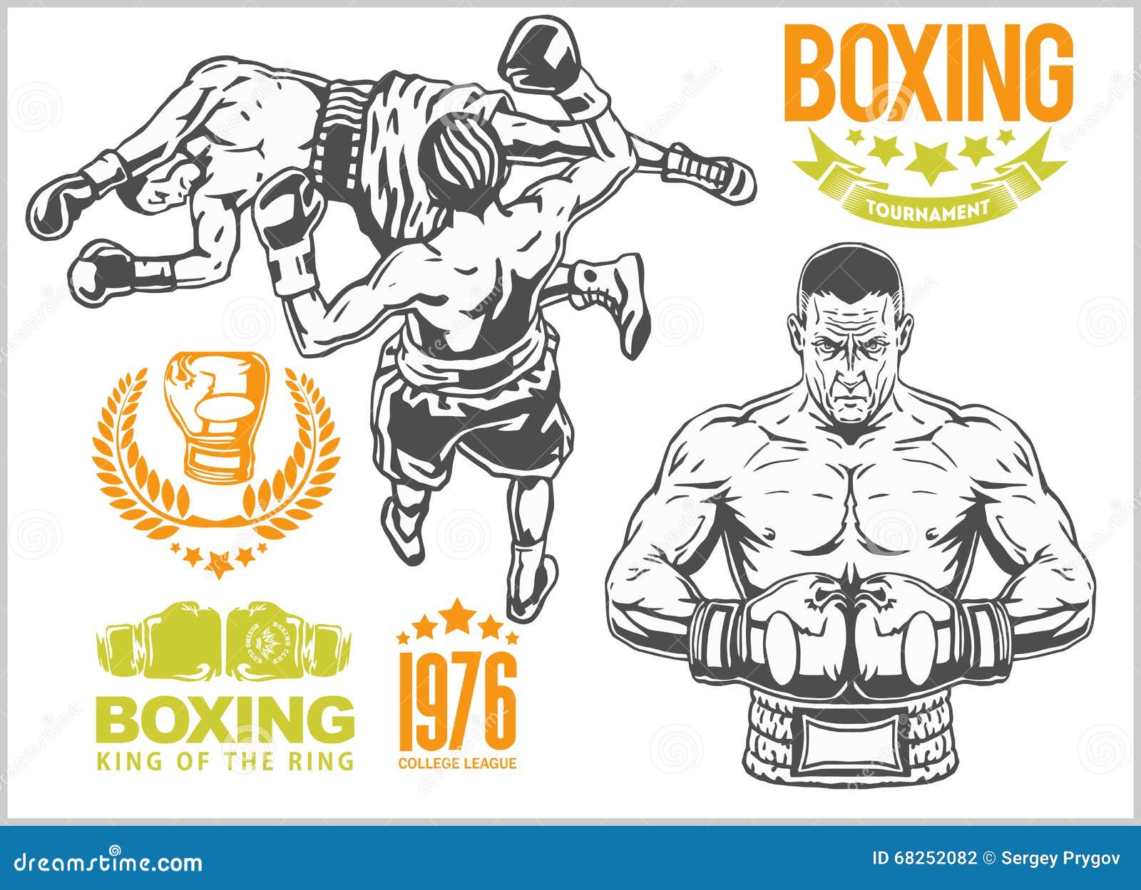 Vintage Boxing Logos Stock Illustrations – 138 Vintage Boxing Logos ...