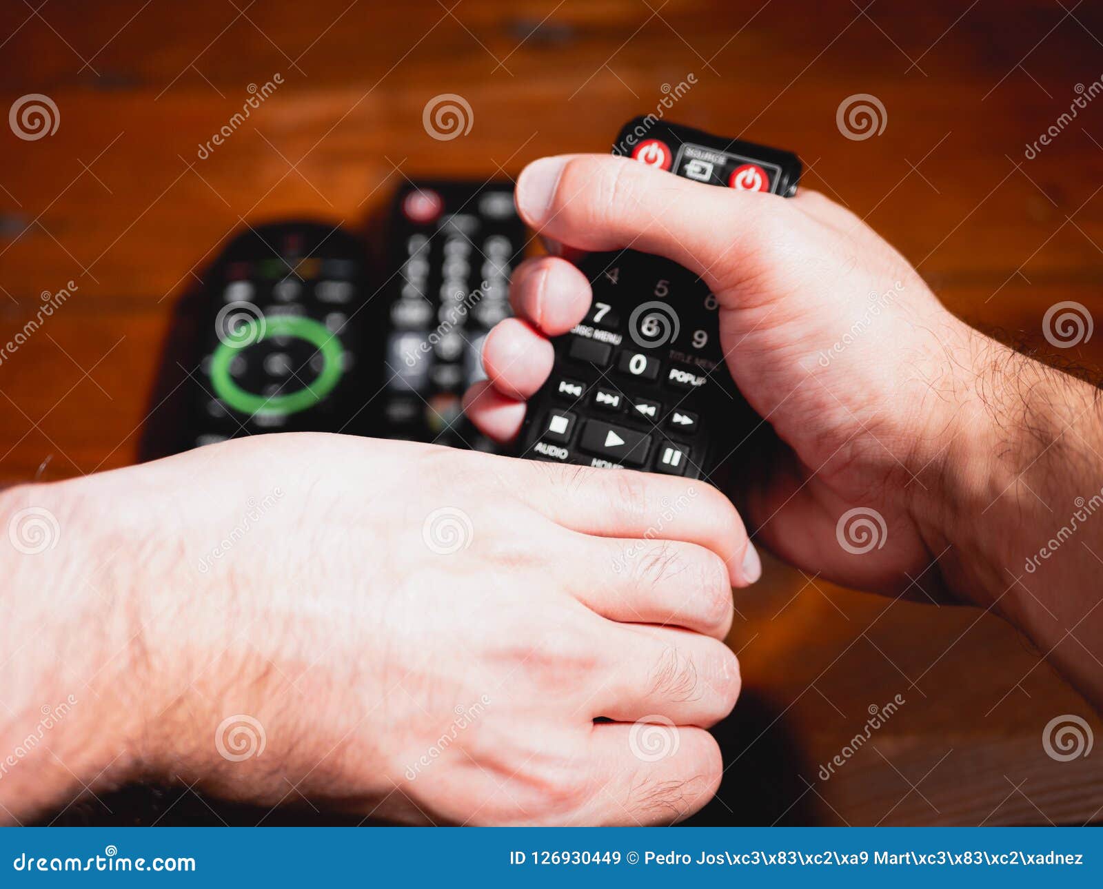 Fight for the Remote Control Stock Image - Image of blur, lifestyle ...