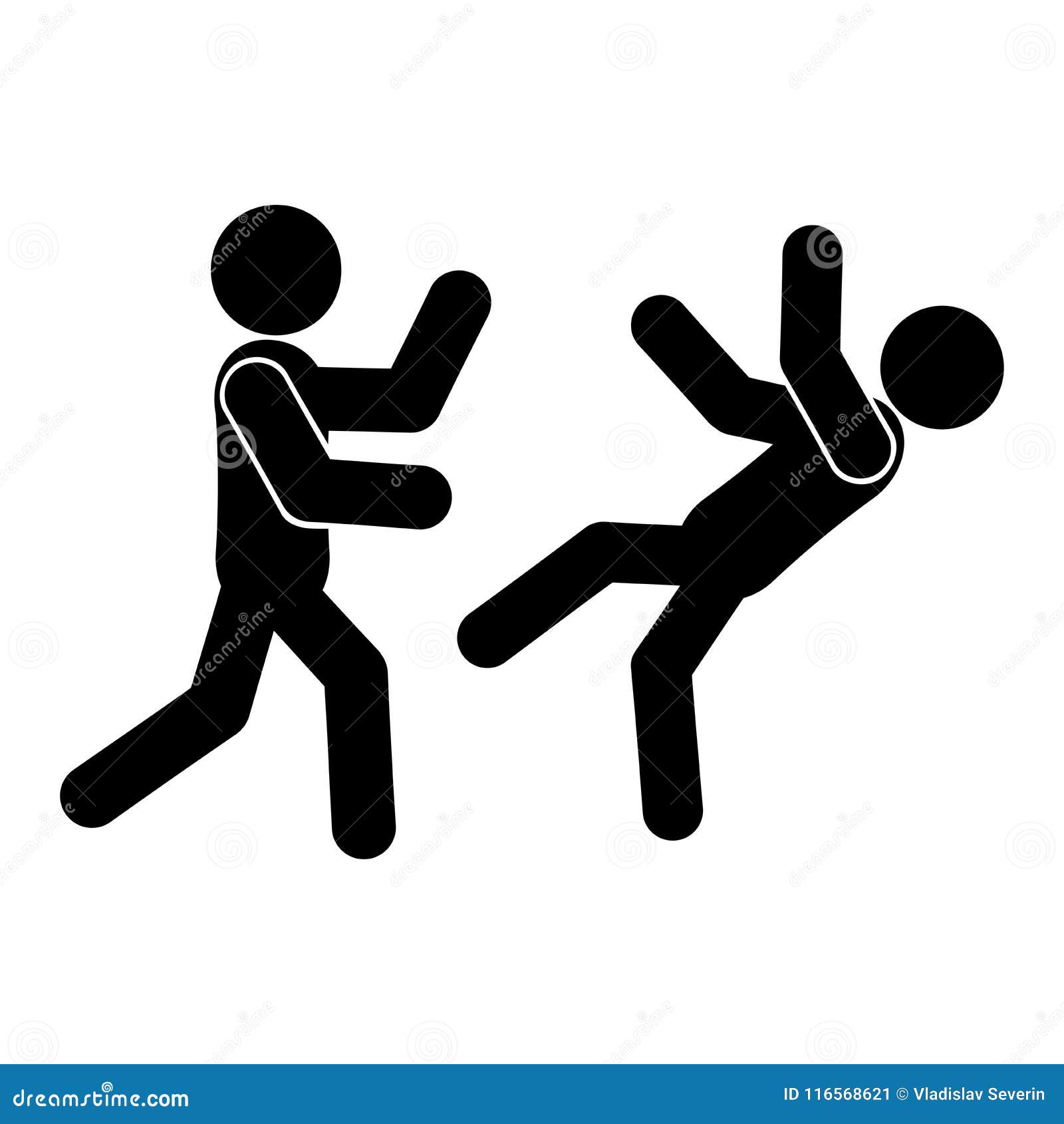 Fight vector icon stock illustration. Illustration of competition ...