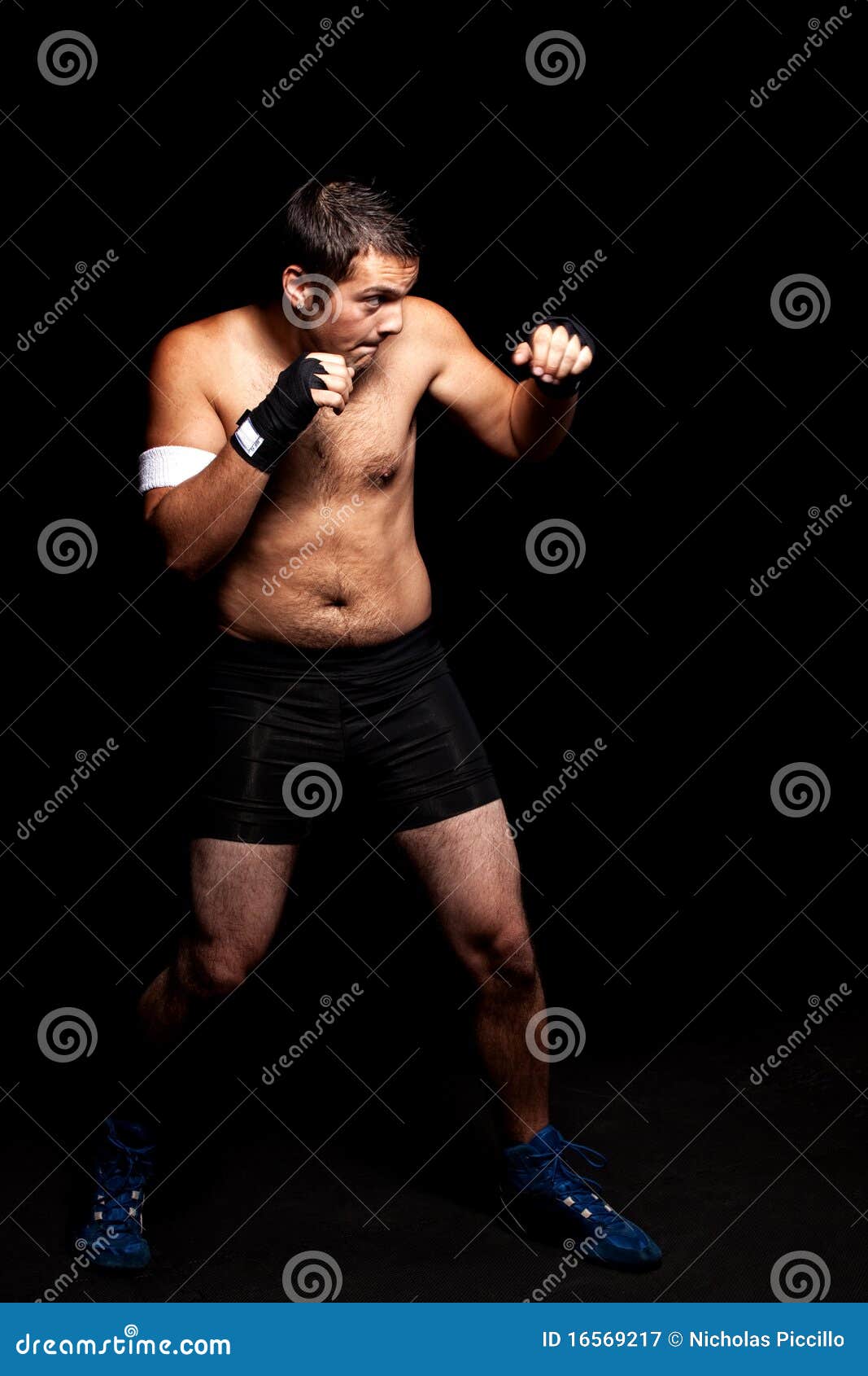 Fighter stock image. Image of male, studio, boxer, athletic - 16569217