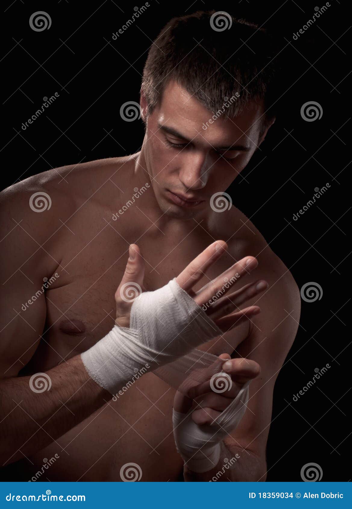Fighter stock photo. Image of boxing, isolated, rough - 18359034