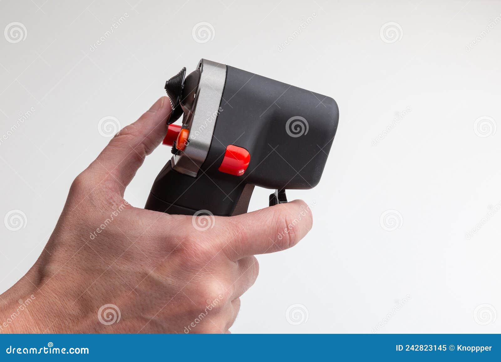A Fighter Aircraft Control Column Game Controller Stock Image - Image ...