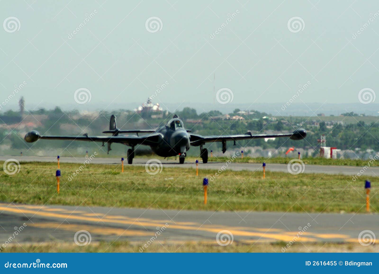Fighter aircraft on runway stock image. Image of modern - 2616455