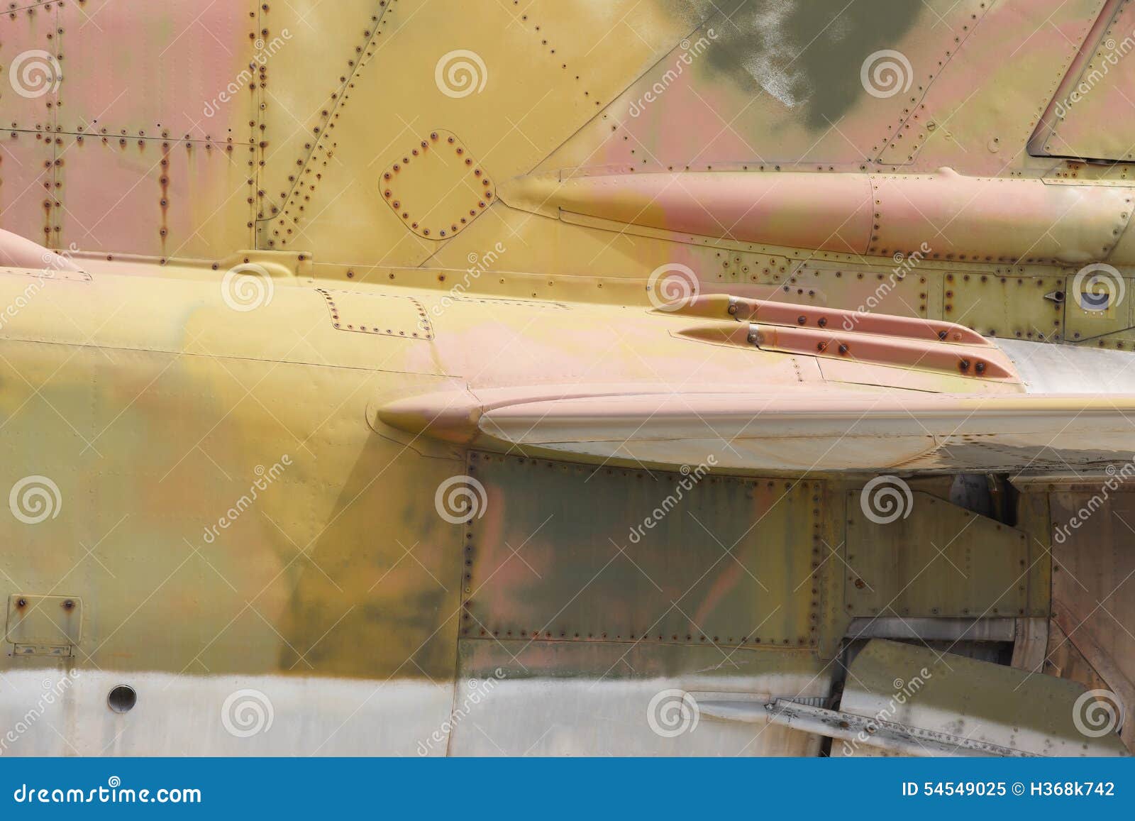Fighter Aircraft Rusty Fuselage Detail Stock Image - Image of detail ...