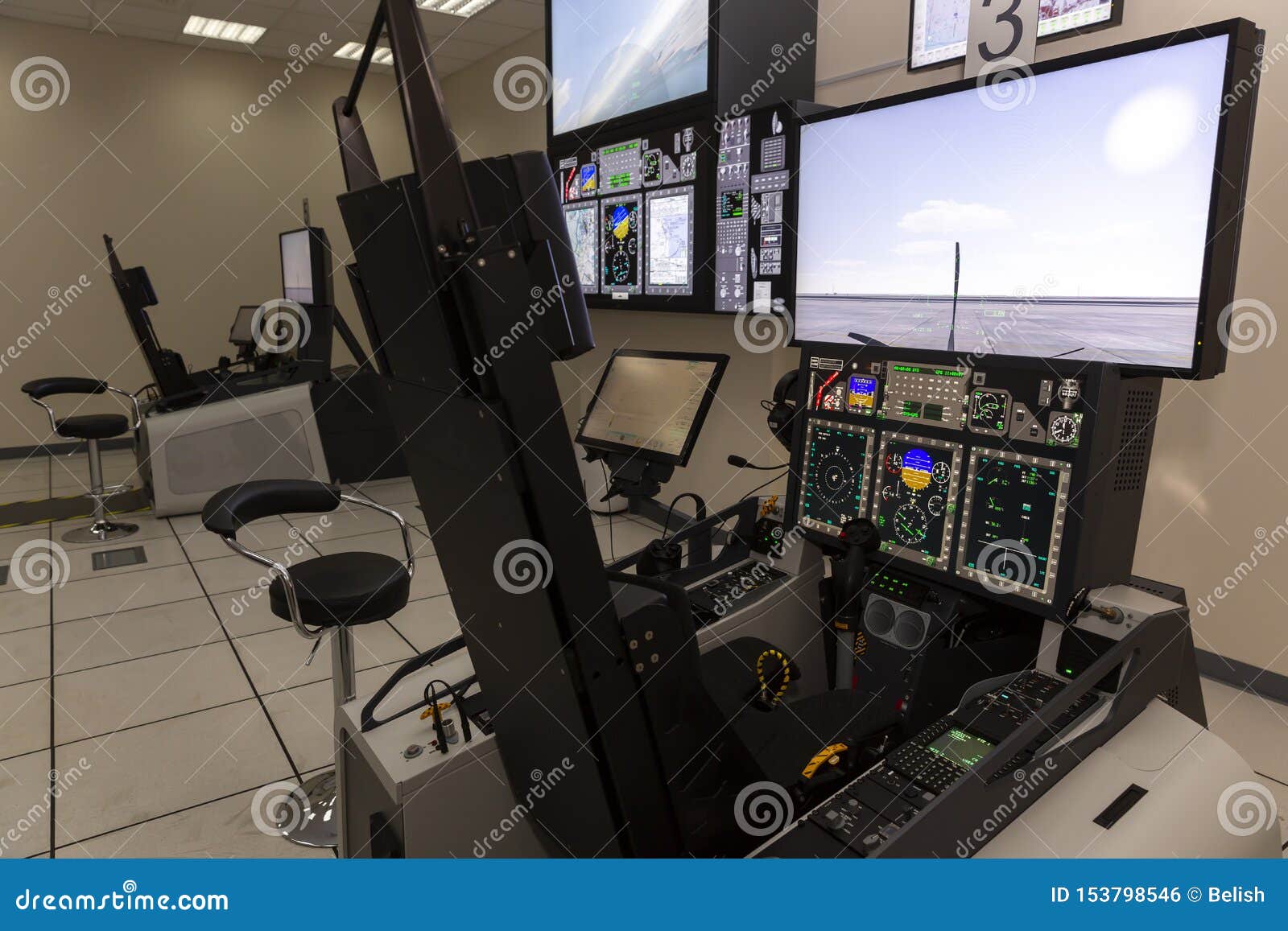 Fighter Aircraft Simulator Training Room Editorial Photo - Image of ...