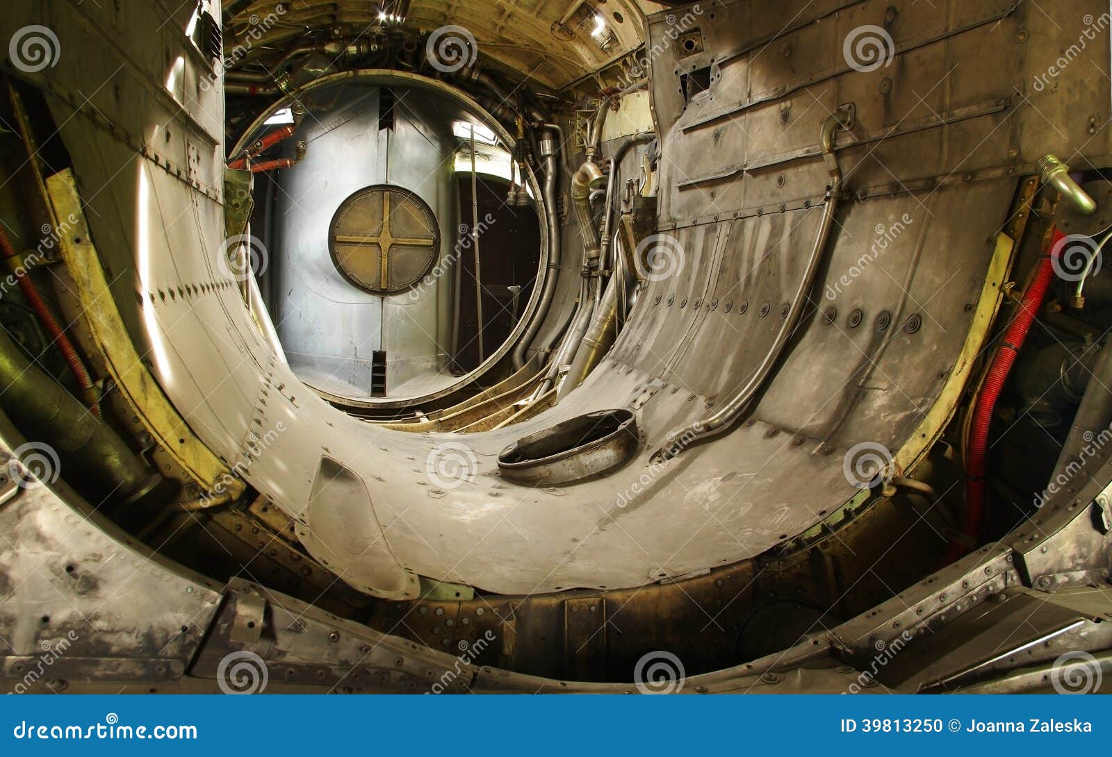 Fighter Airplane Engine Chamber Stock Photo - Image of fleet, bomber ...