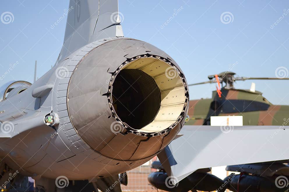 Fighter exhaust stock image. Image of danger, airplane - 51854667