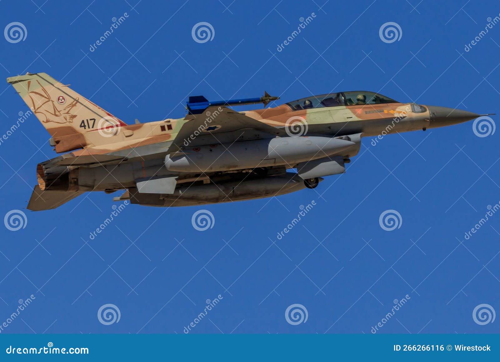 Fighter during Fight in Background of Blue Sky Editorial Photo - Image ...