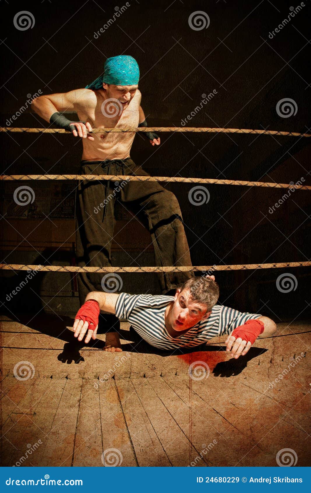 The Fighter Finishes Off the Opponent Stock Image - Image of kick ...