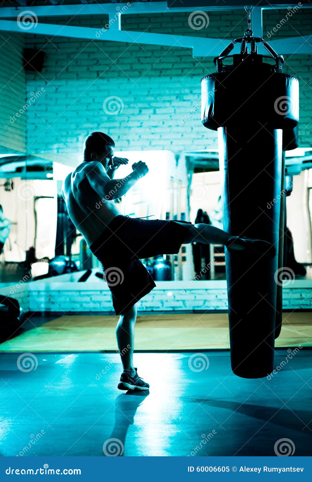 Fighter hit stock image. Image of powerful, motion, male - 60006605