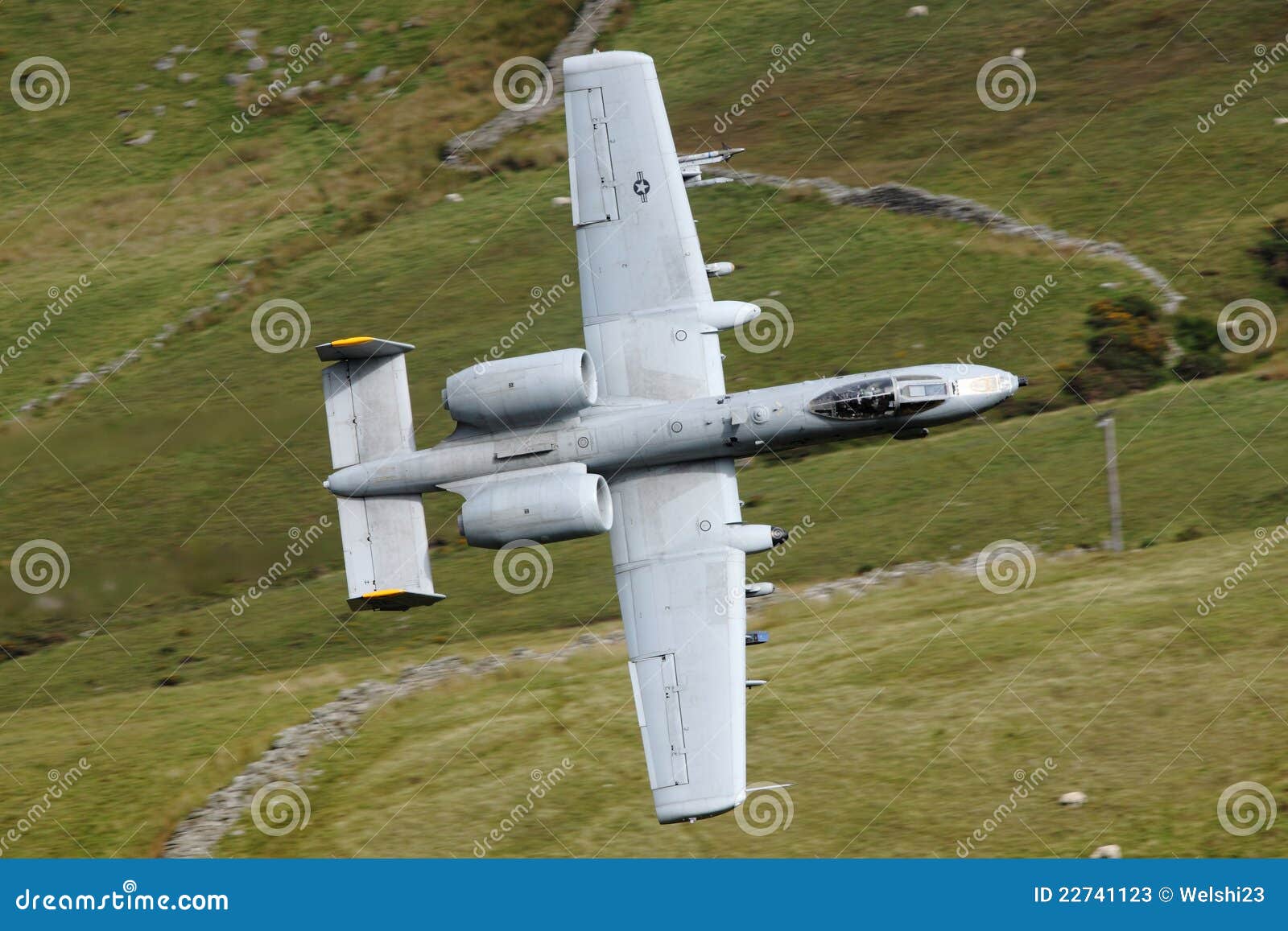 Fighter jet A10 stock image. Image of tankbuster, force - 22741123