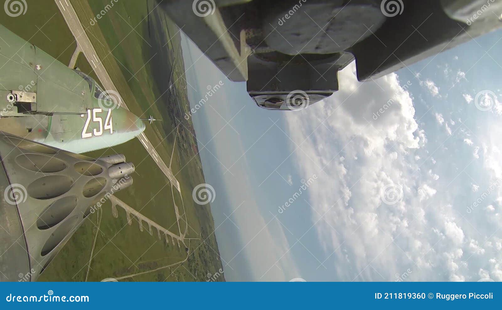 Fighter Jet Airplane Performs Low-flying High-performance Combat ...