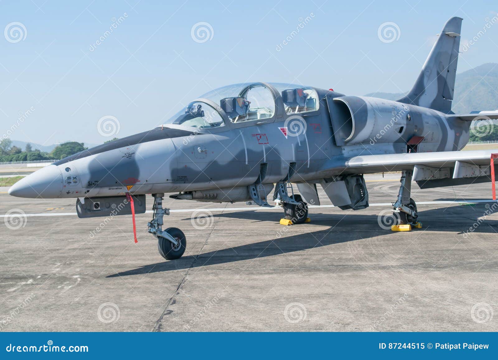 Fighter jet stock image. Image of jetfighter, front, force - 87244515