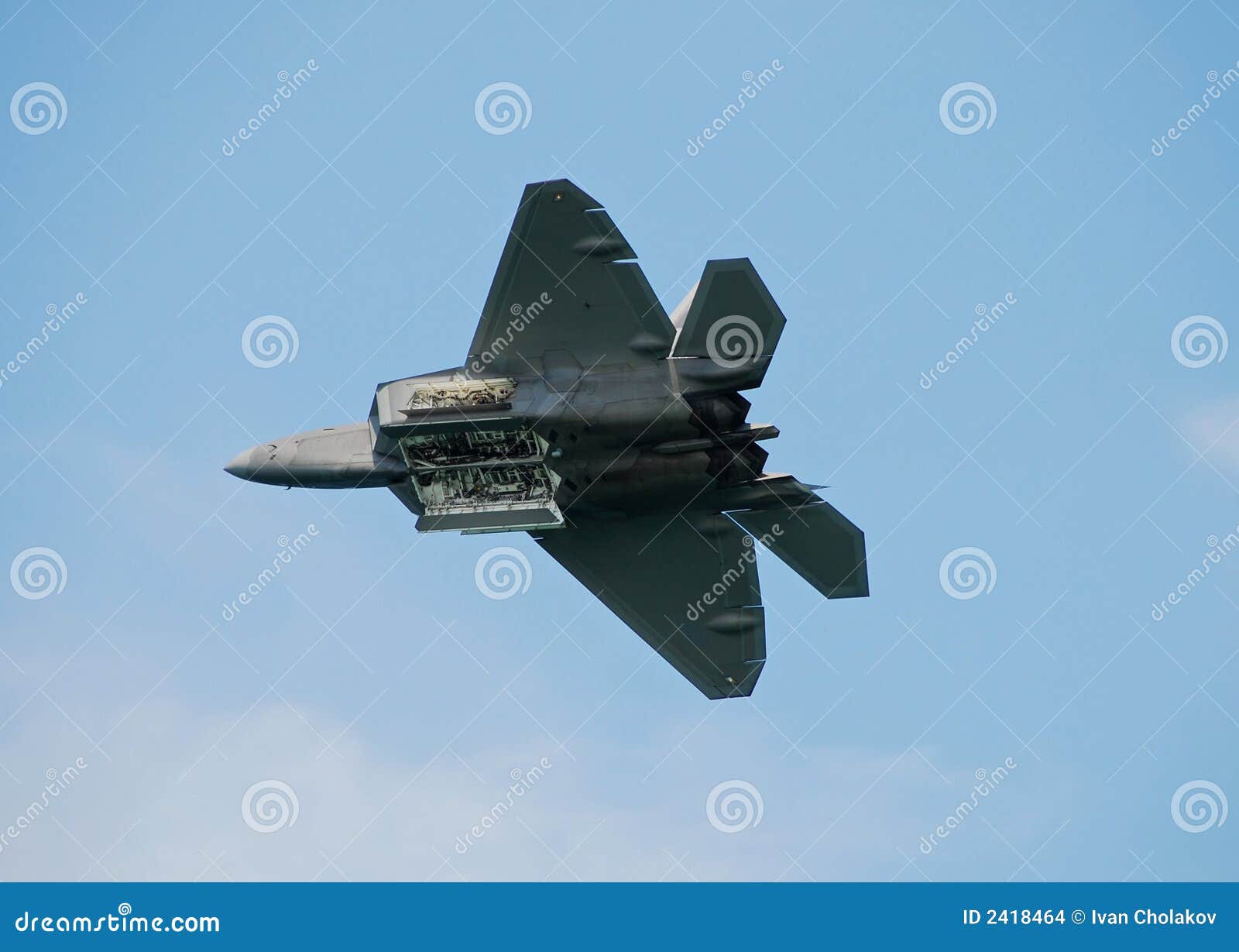 Fighter jet in flight stock photo. Image of stealth, aircraft - 2418464