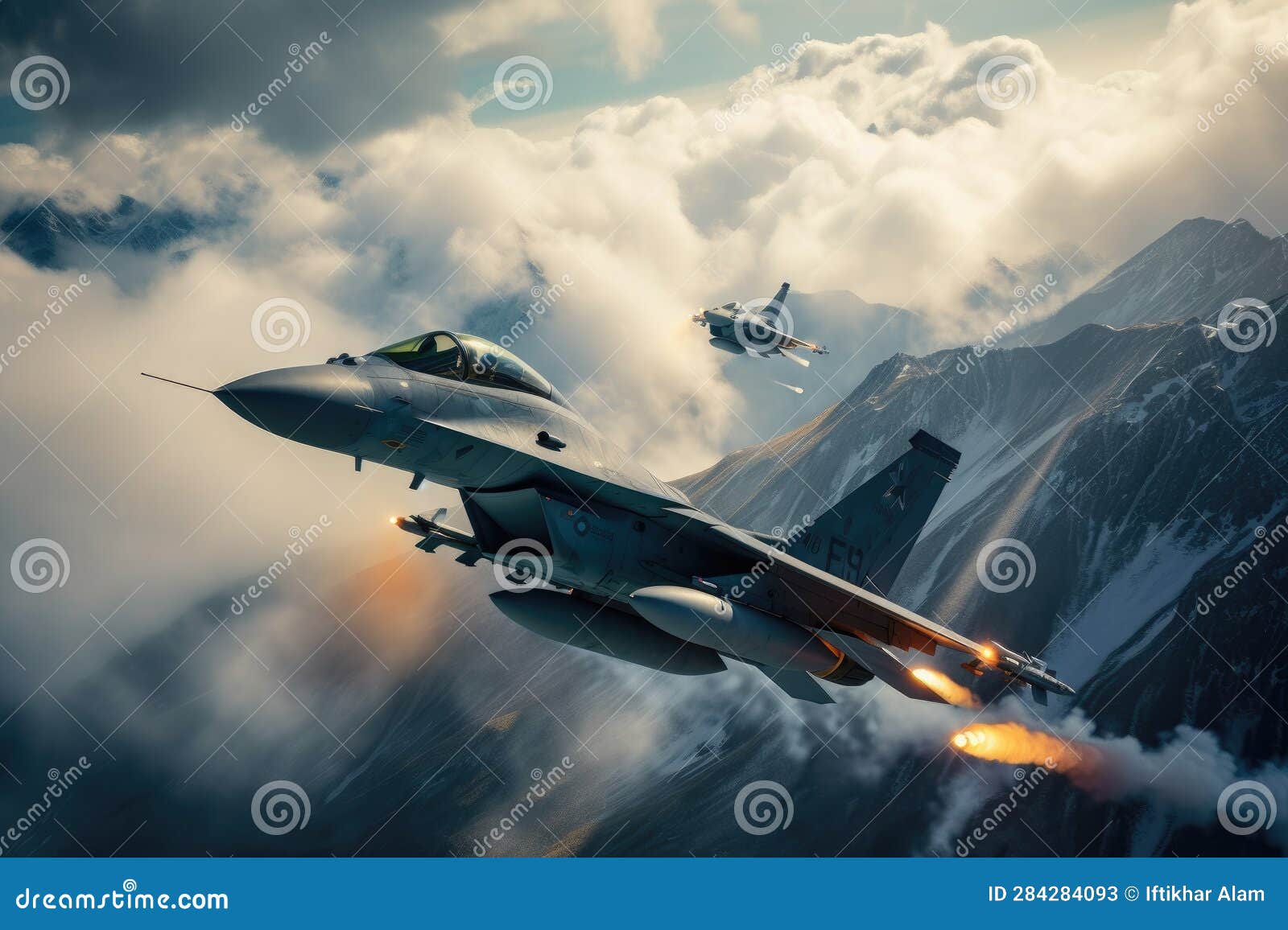 3D Rendering The UFO Shooting A Beam Of Light Invaded The City At Night ...