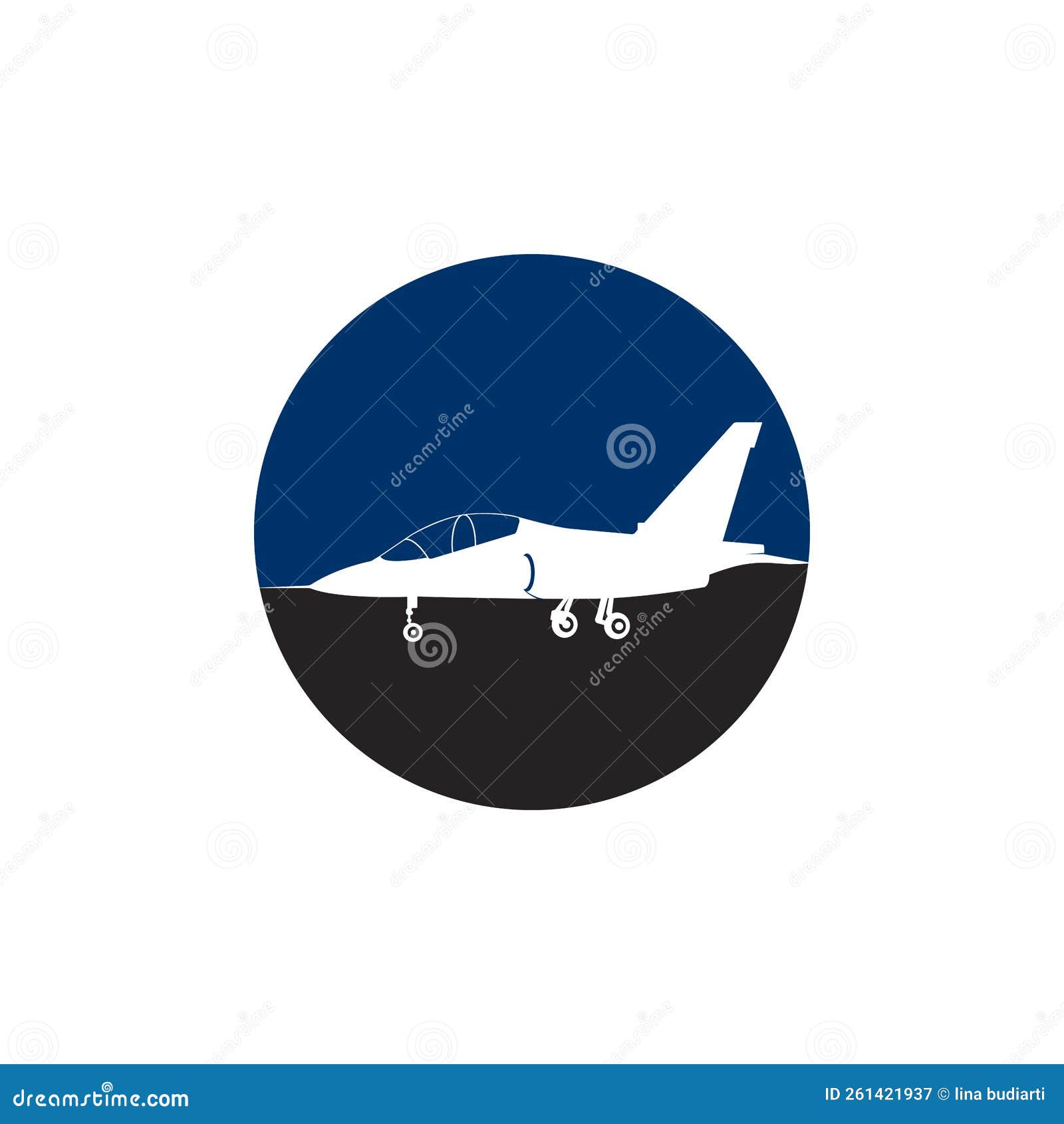 Fighter jet icon stock vector. Illustration of military - 261421937