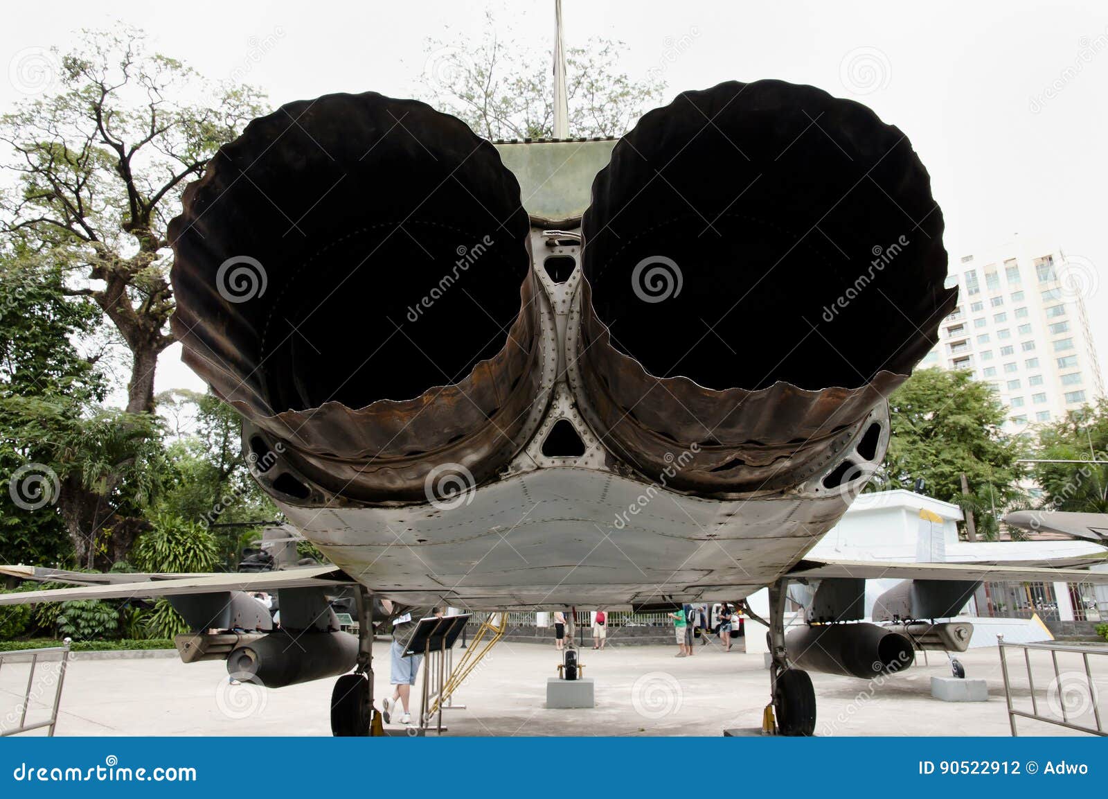 Fighter Jet Plane Exhaust stock photo. Image of vietnam - 90522912