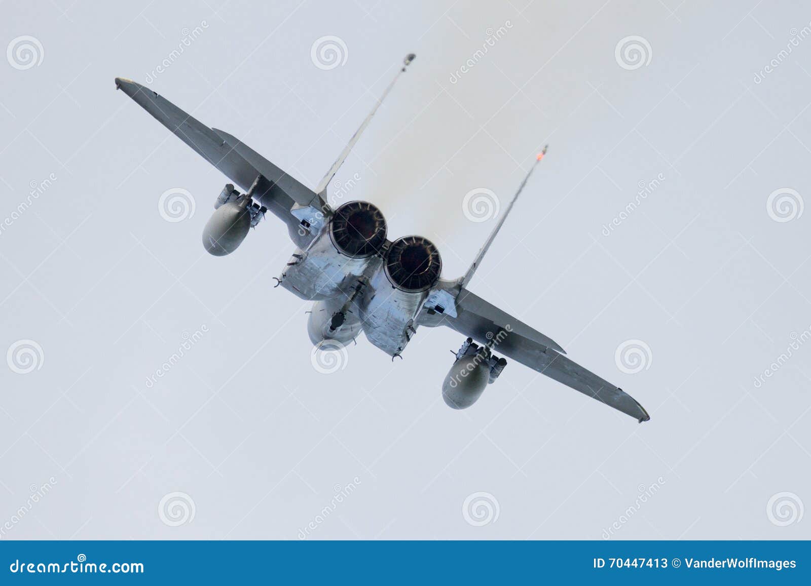 Fighter jet rear stock image. Image of usaf, defense - 70447413