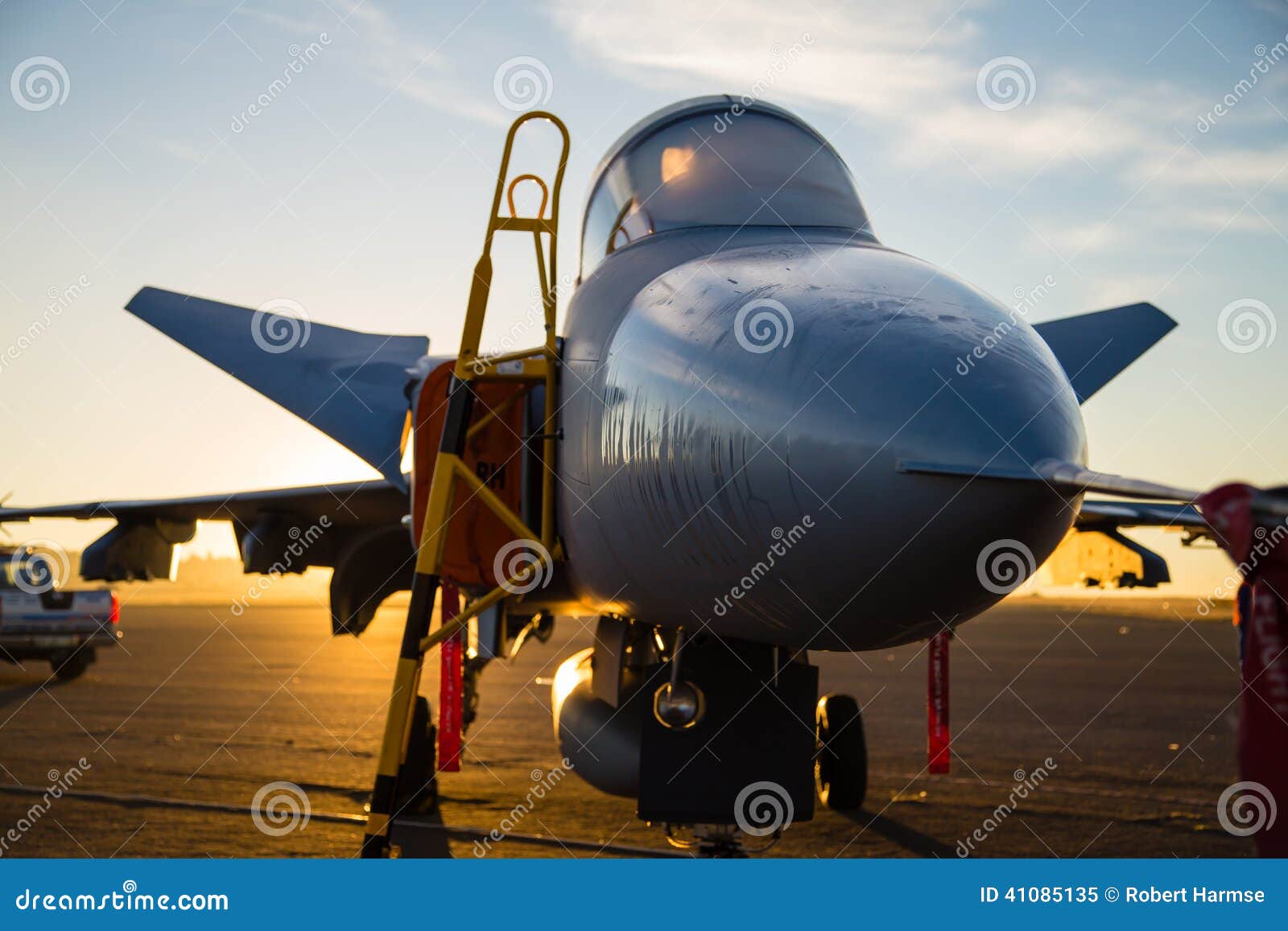 Fighter Jet on the runway stock image. Image of african - 41085135