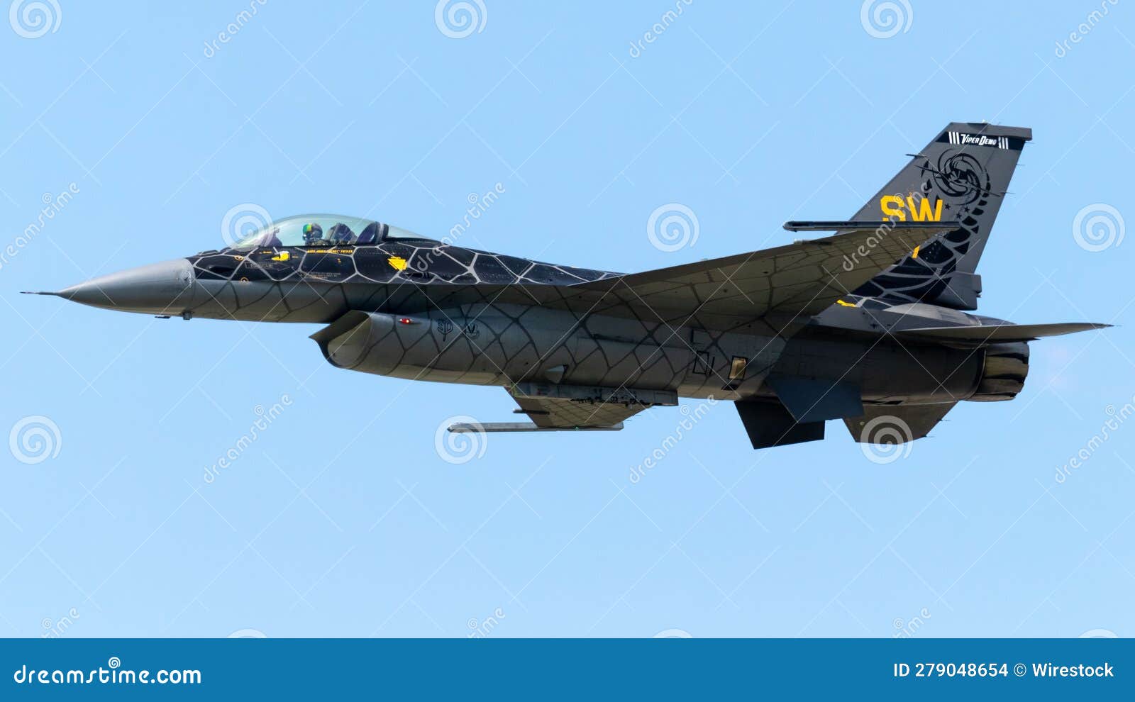 Fighter Jet Soaring through a Bright Blue Sky. Editorial Stock Image ...