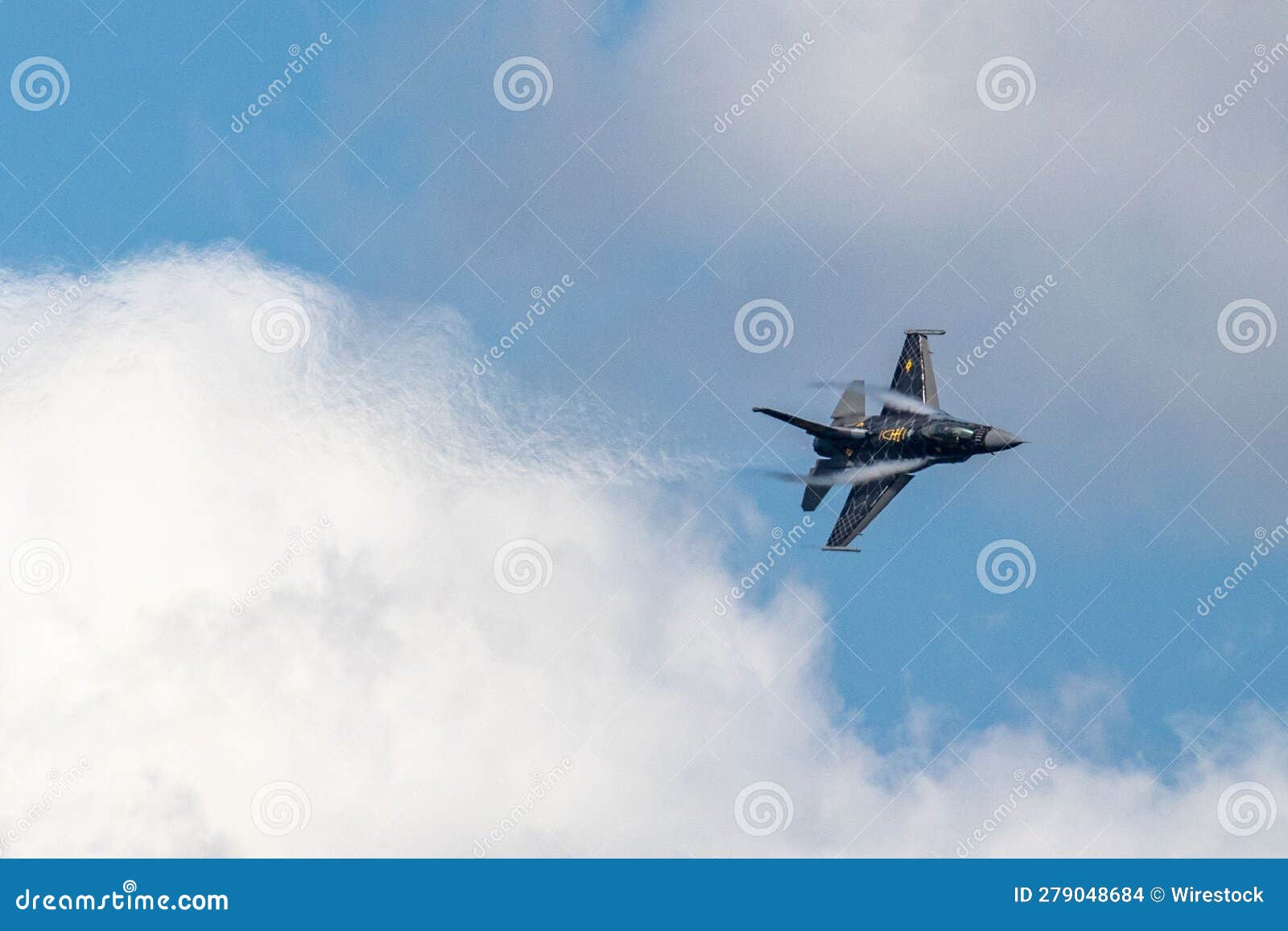 Fighter Jet Soaring through a Bright Blue Sky. Editorial Stock Image ...