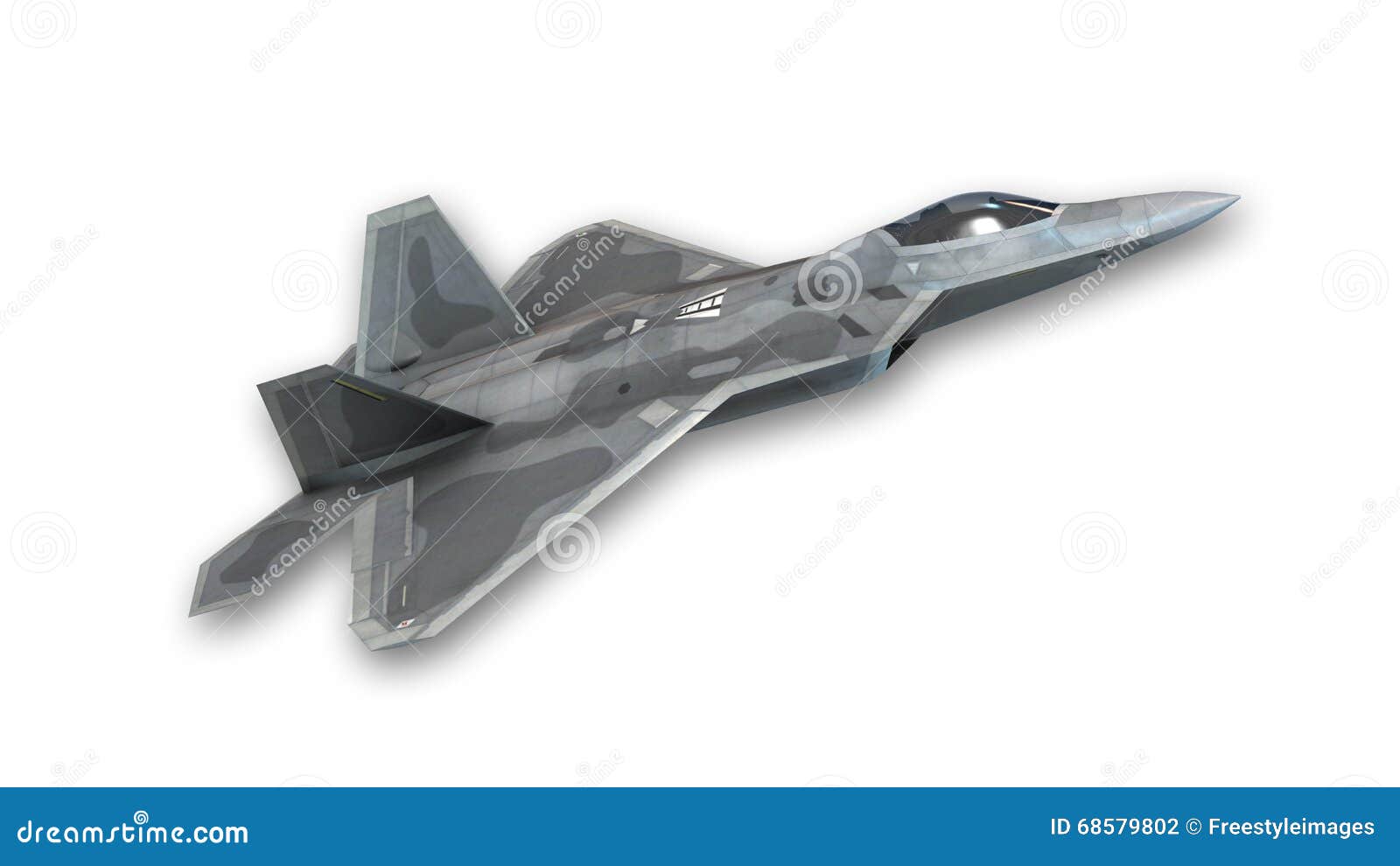 Fighter Jet Taking Off, Military Plane Isolated on White Stock ...